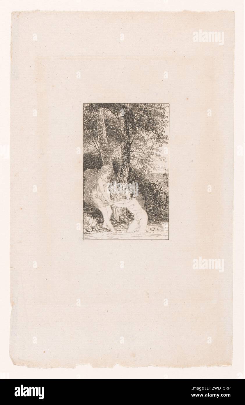 Daphnis in Chloë Badend, Barthélémy Joseph Fulcran Roger, after Pierre ...