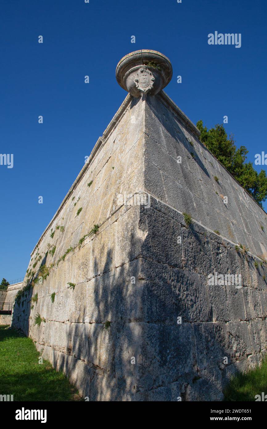 Decorative Corner Sculpture, Outer Wall, Pula Fort (Castle), 1630, Pula ...