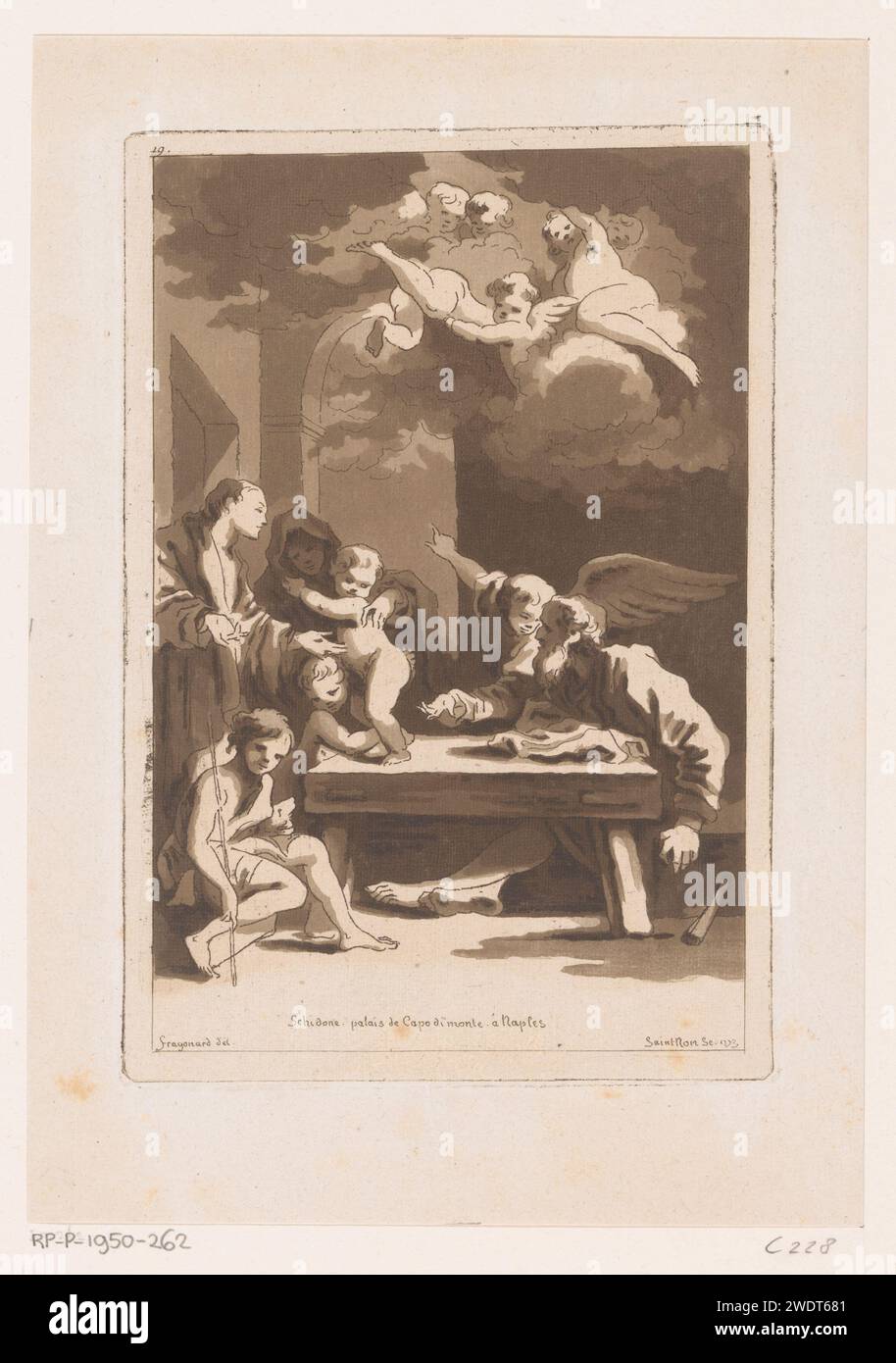 Heilige Familie, Richard de Saint-Non, After Jean Honoré Fragonard ...