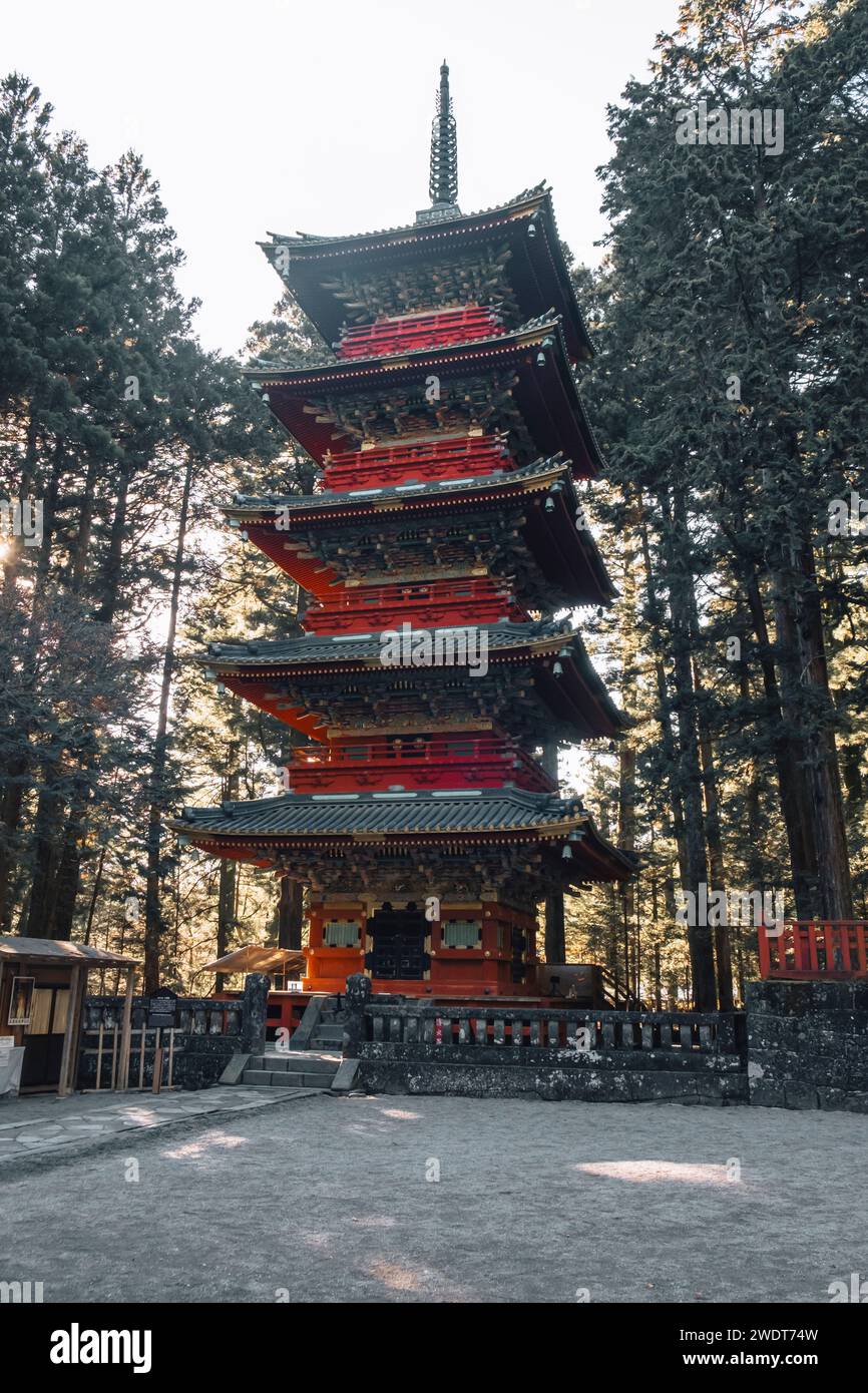 Five Storied Toshogu Pagoda in the Toshugu Shrine in Nikko, UNESCO ...