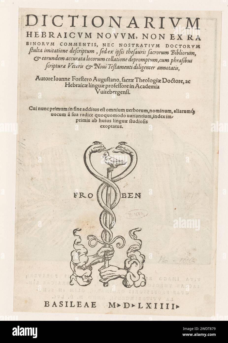 Holbein froben printer hi-res stock photography and images - Alamy