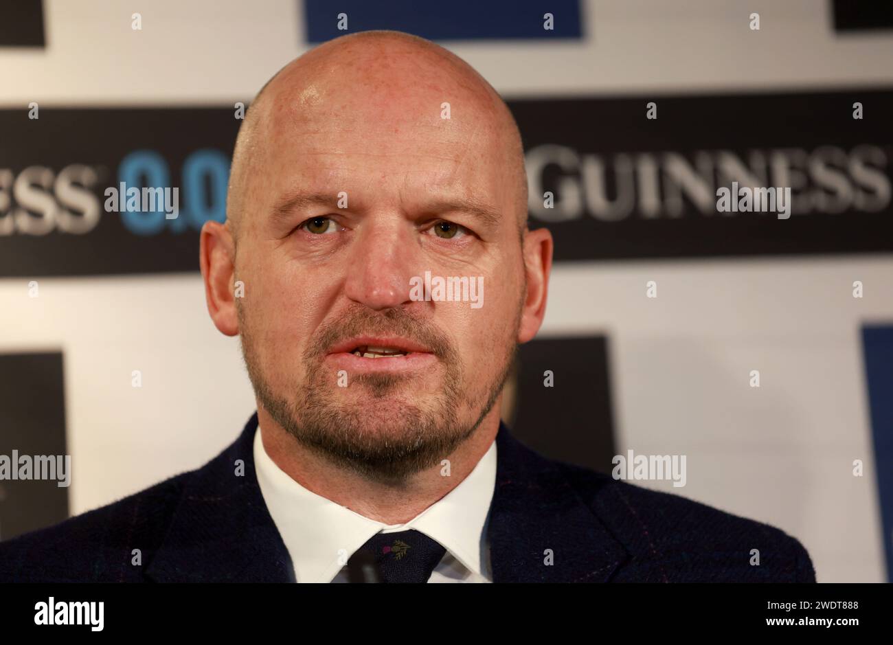 Scotland head coach Gregor Townsend during the 2024 Guinness Men's Six ...