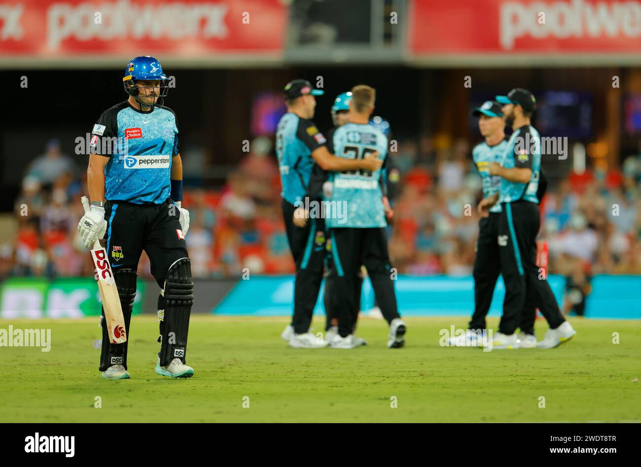 Gold Coast, Australia. 22nd Jan 2024. Adelaide need a miracle as Ben ...