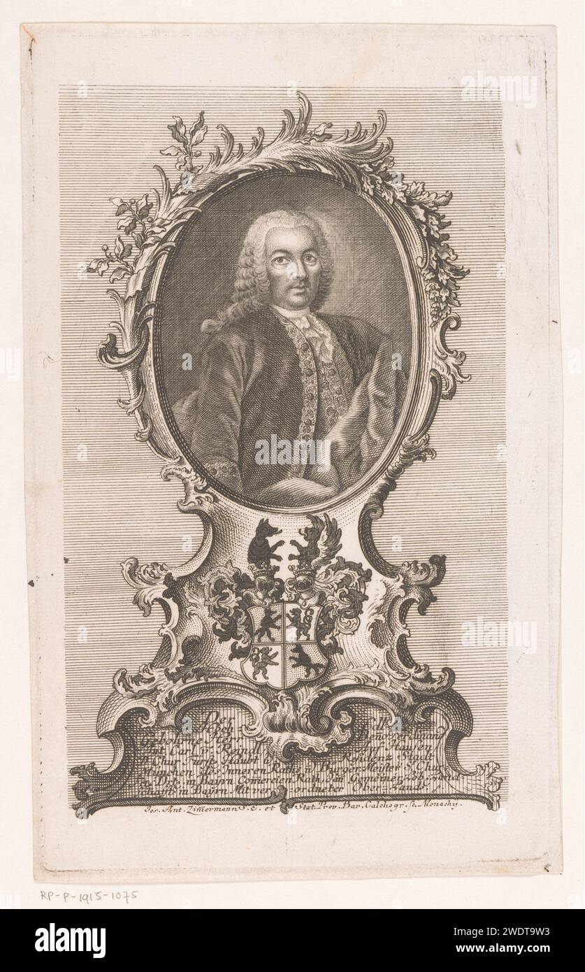 PortraT van Benno Ferdinand Anton Karl von Reindl, Joseph Anton ...