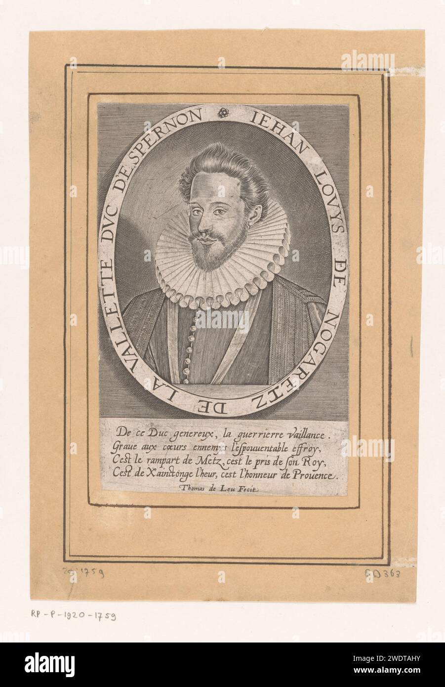 Louis de nogaret de la valette hi-res stock photography and images - Alamy