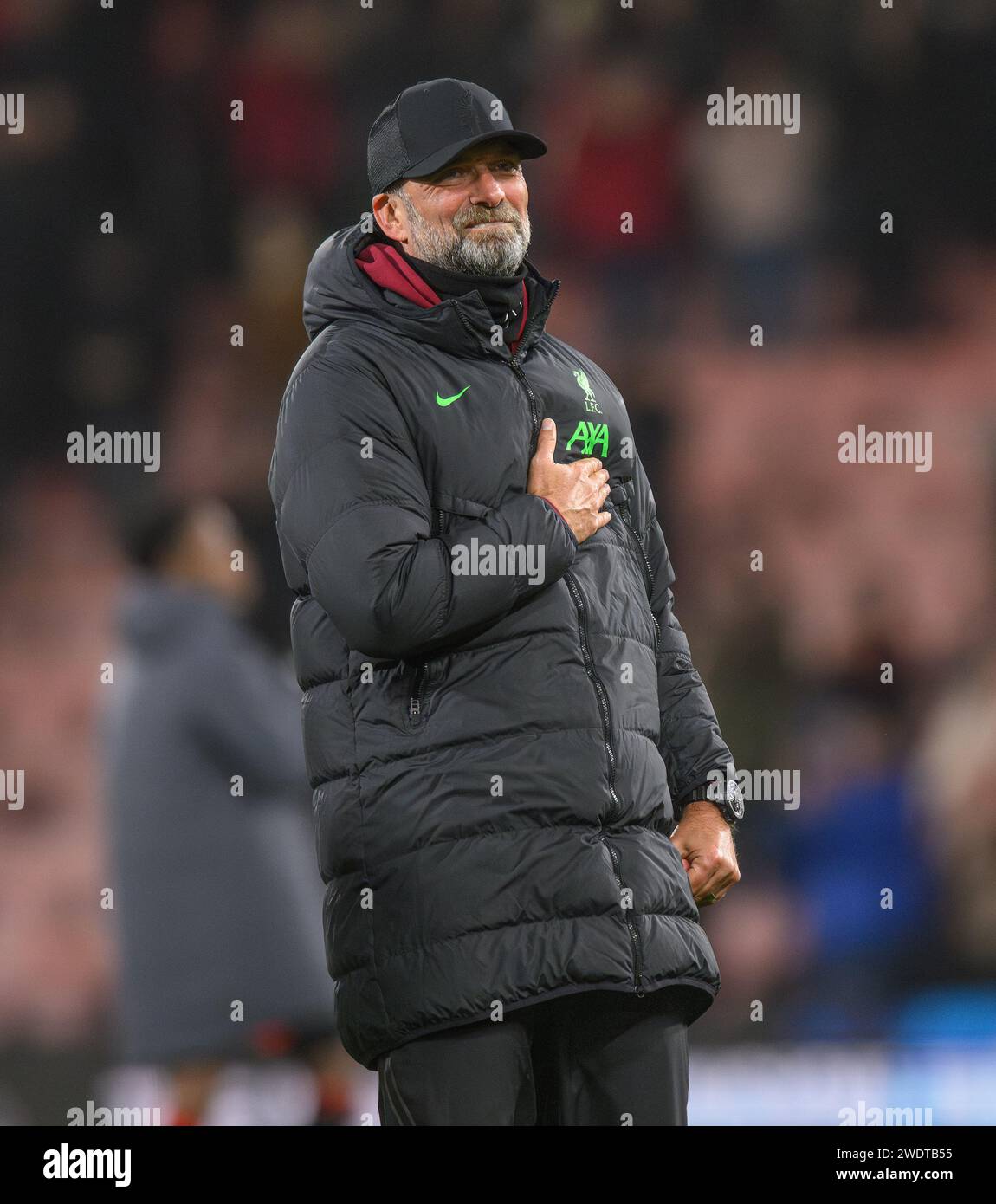 London, UK. 21st Jan, 2024 - AFC Bournemouth v Liverpool - Premier ...
