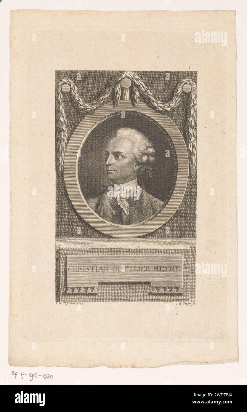 PortraT van Christian Gottlob Heyne, Christian Gottlieb Geyser, anus ...
