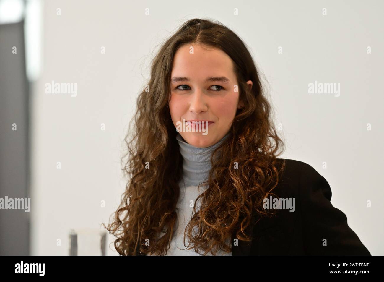 Vienna, Austria. January 22nd, 2024. The climate activist Lena ...