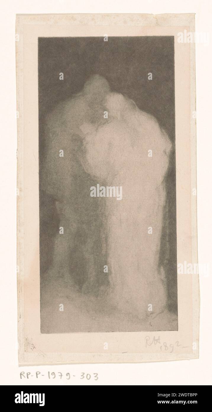 Two standing figures, Richard Nicolaüs Roland Holst, After Matthijs ...