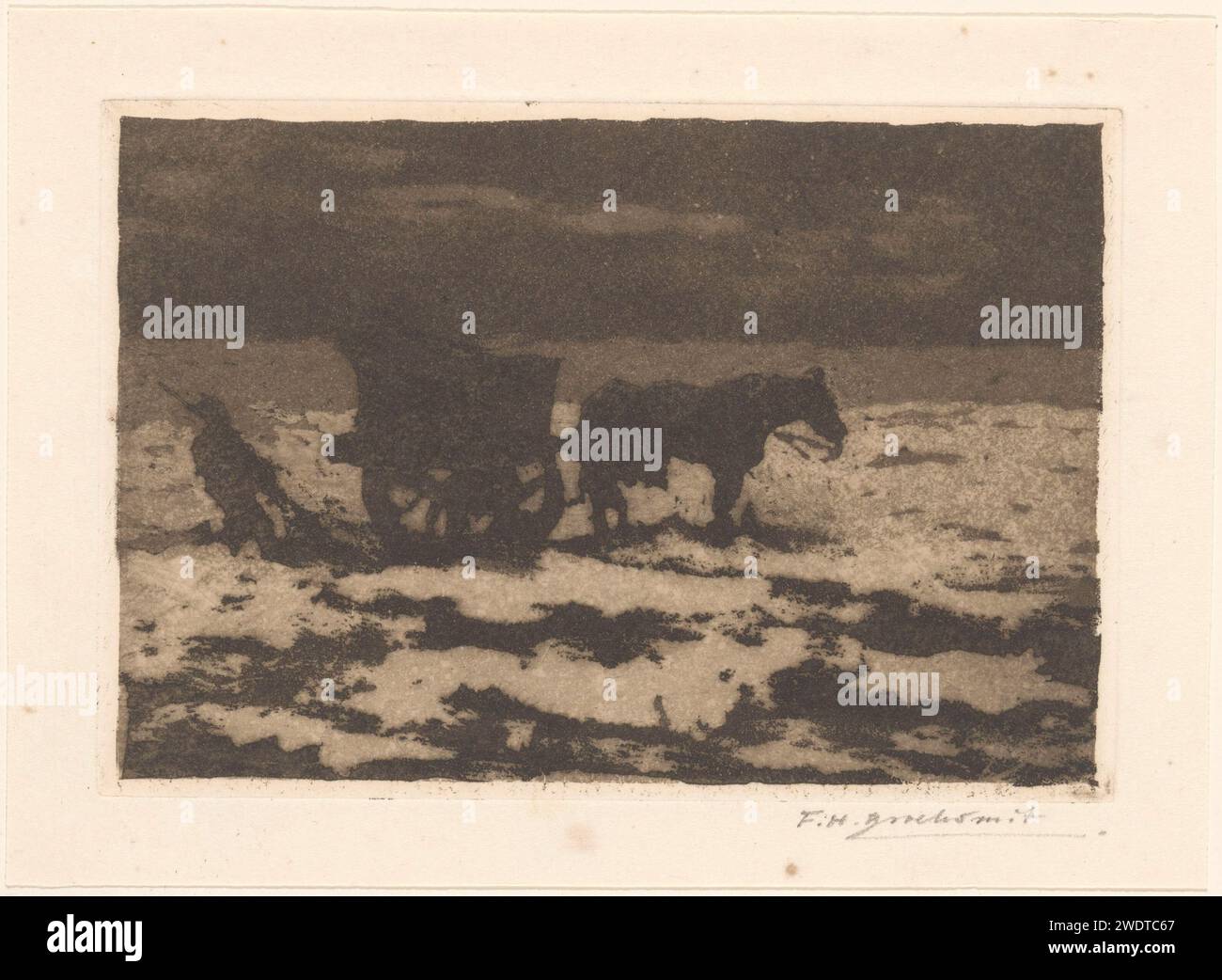 Schelpenvisser, Frederika Henriëtte Broeksmit, 1885 - 1931 print A ...