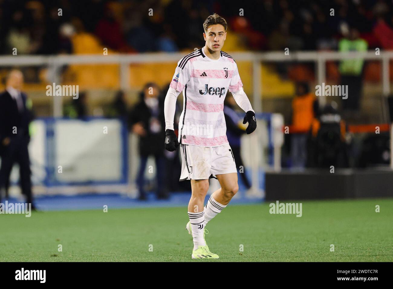 Juventus' Turkish forward Kenan Yıldız looks during the Serie A ...
