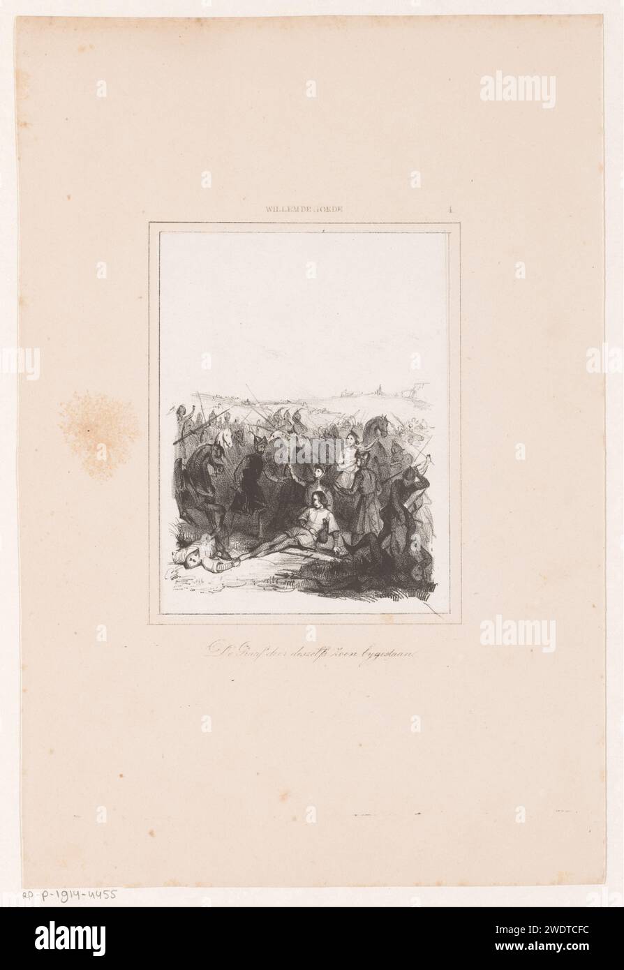 Willem de Goede is protected on the battlefield by his son, Herman ...