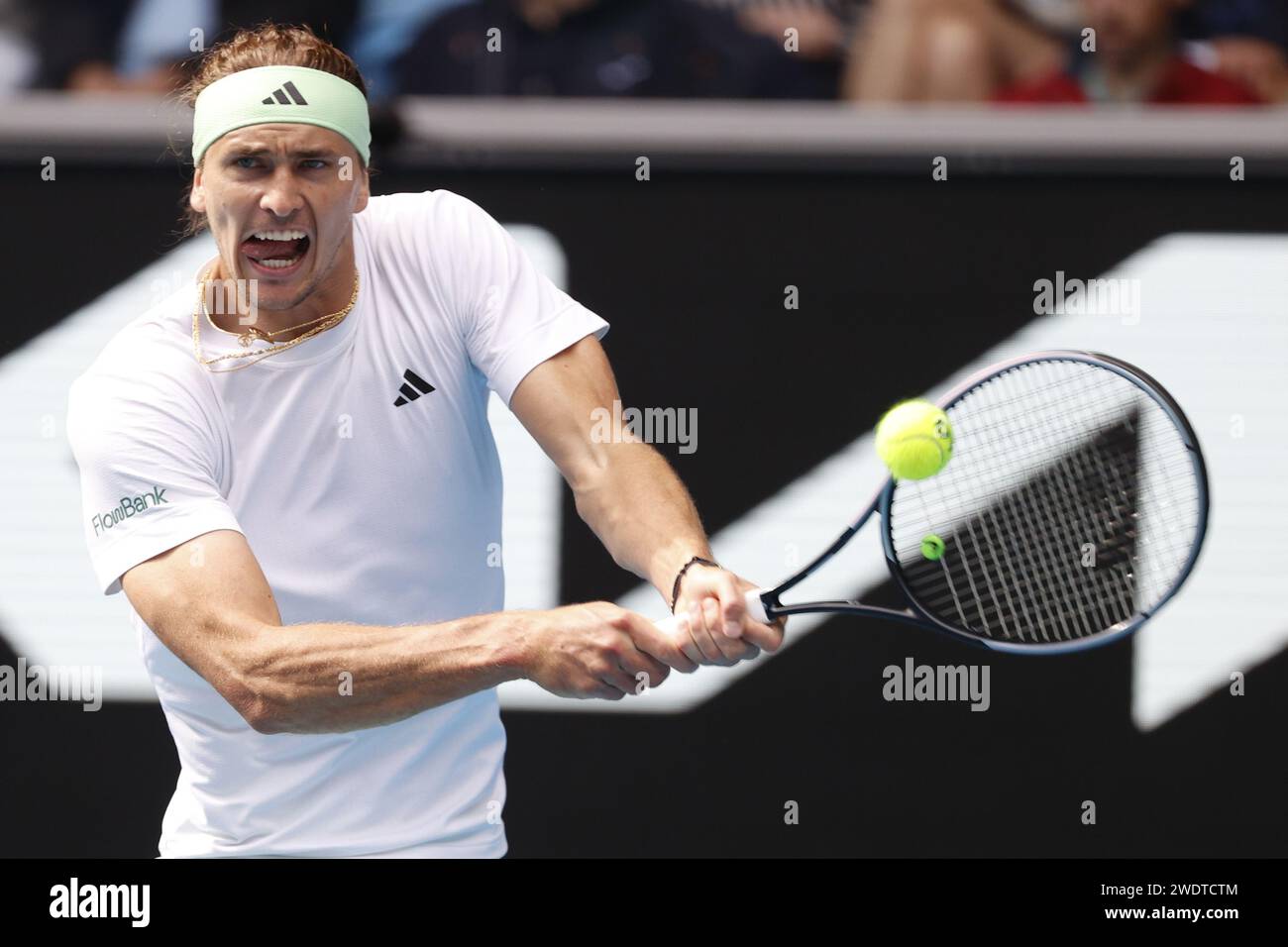Melbourne, Australia. 22nd Jan, 2024. Alexander Zverev (GER) Cameron ...