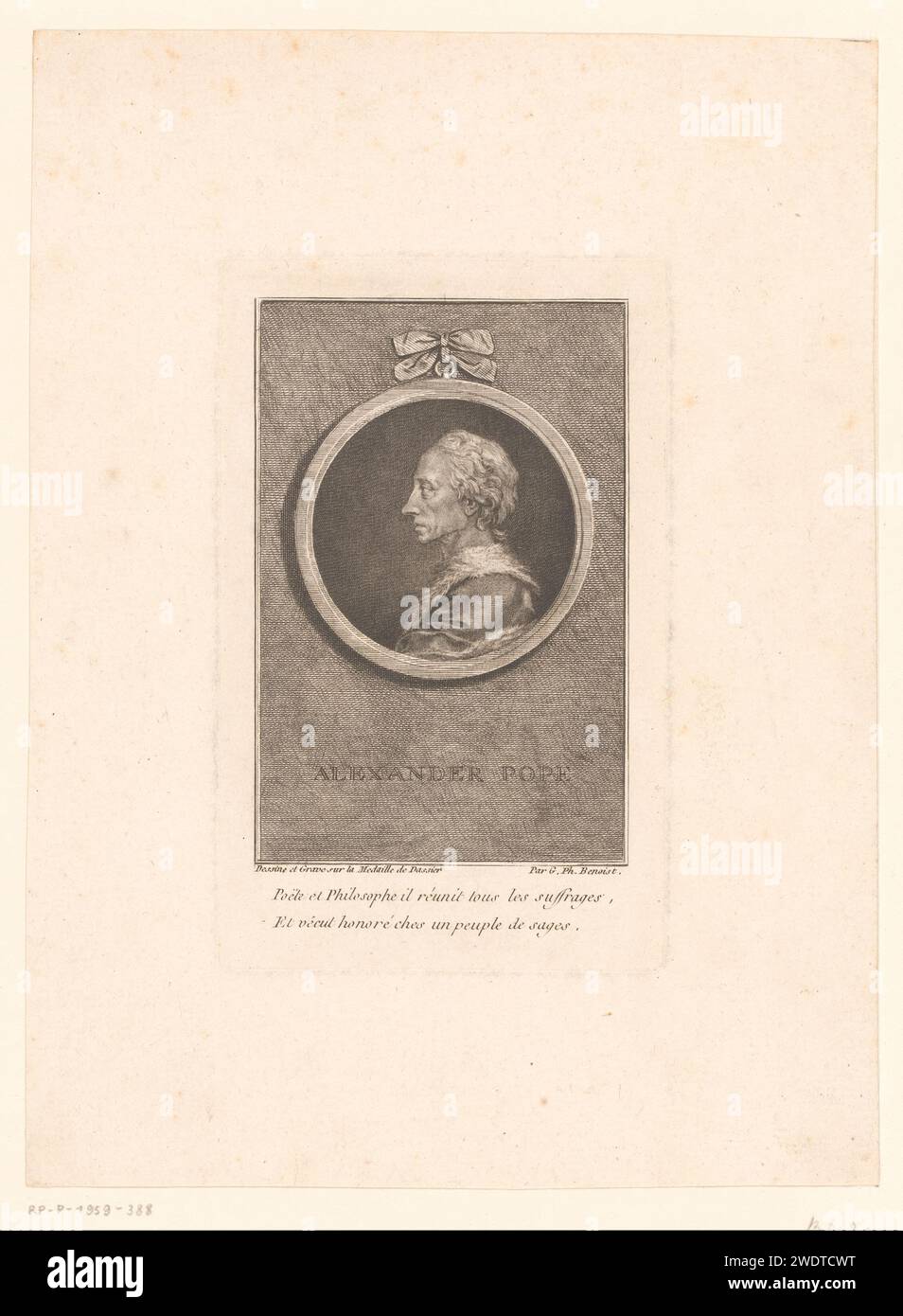 Portrait of Alexander Pope, Guillaume Philippe Benoist, After Jean ...