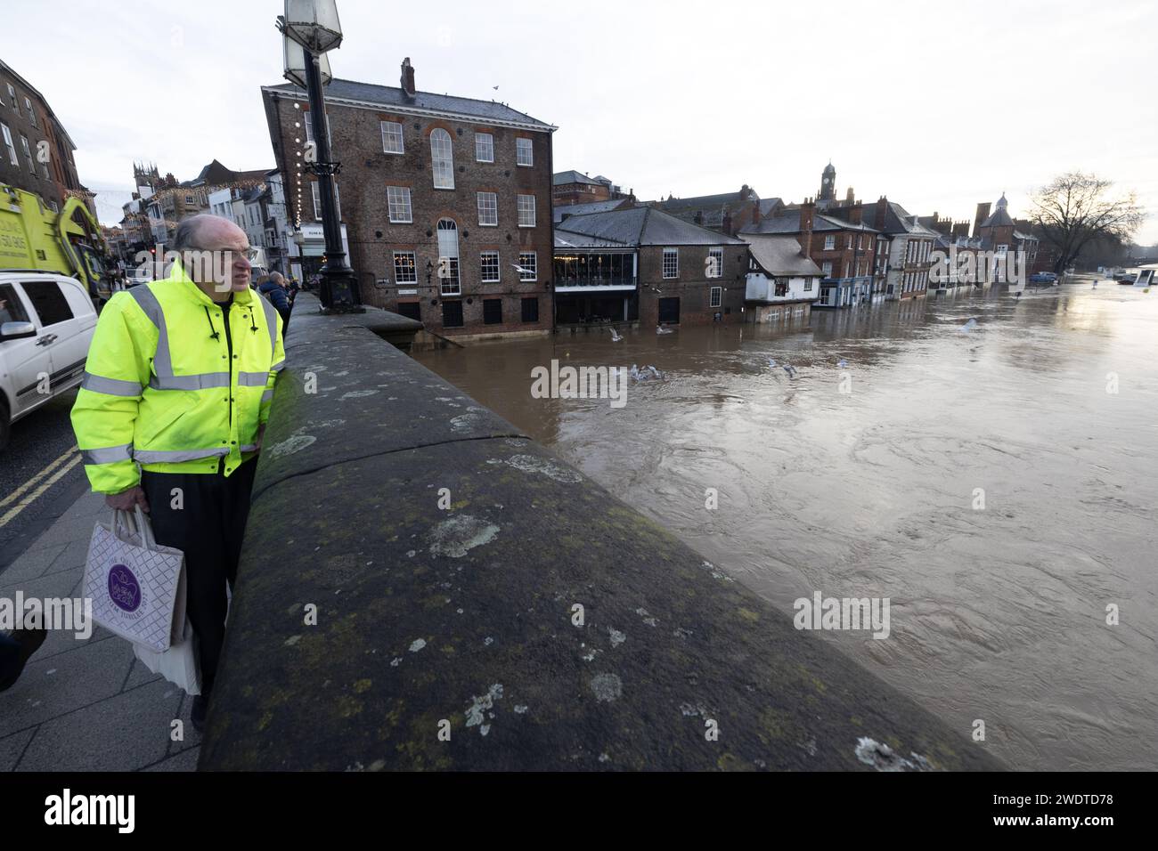 Flooding, York, Yorkshire, 2023, Flooding in Britain, City of York in ...