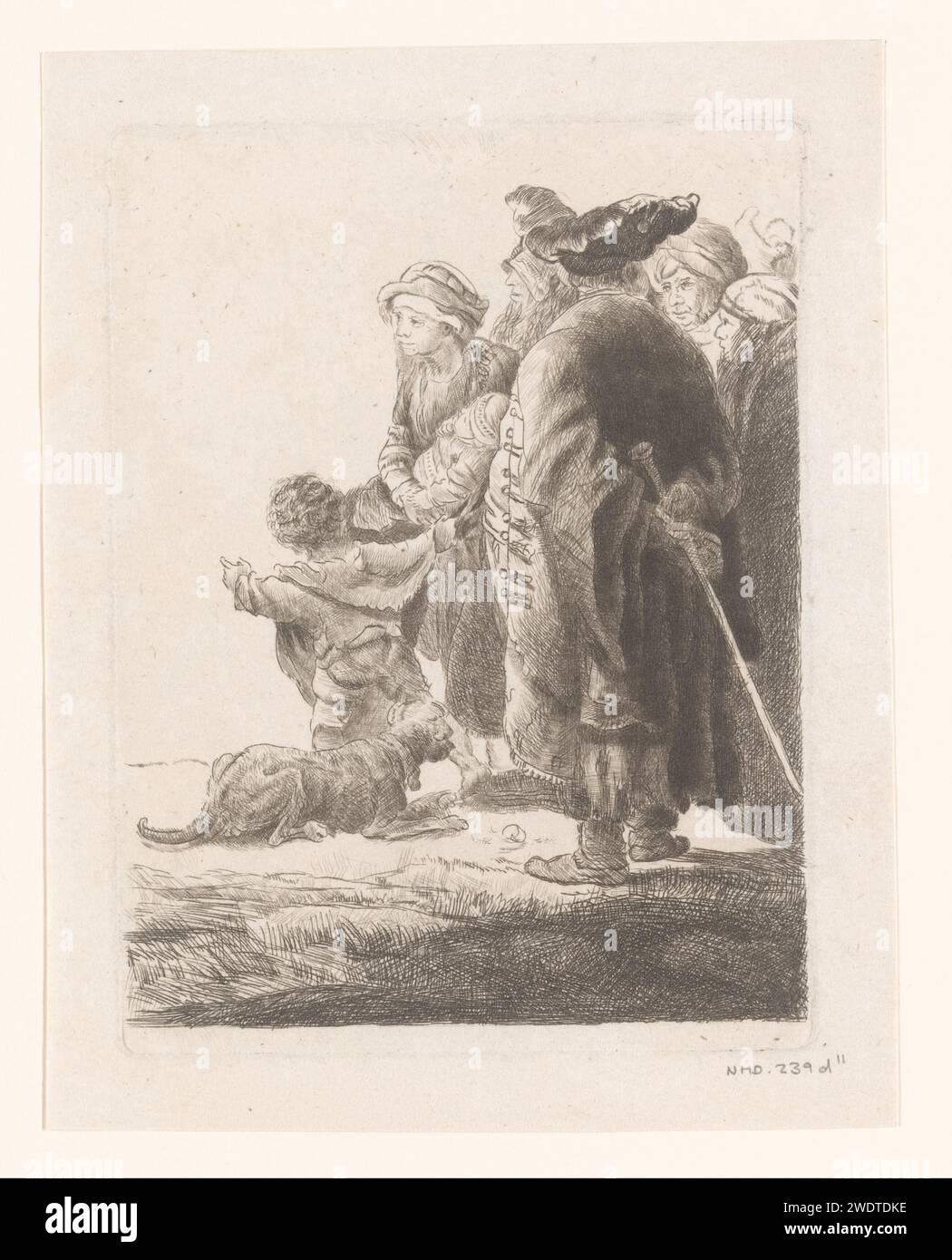 Christ preaching (The hundred guilder print), 1733 - 1810 print paper ...