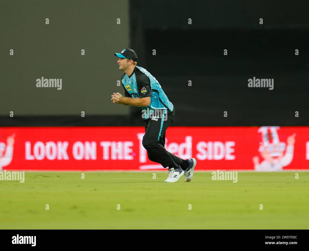 Gold Coast, Australia. 22nd Jan 2024. Henry Thornton caught by Paul ...