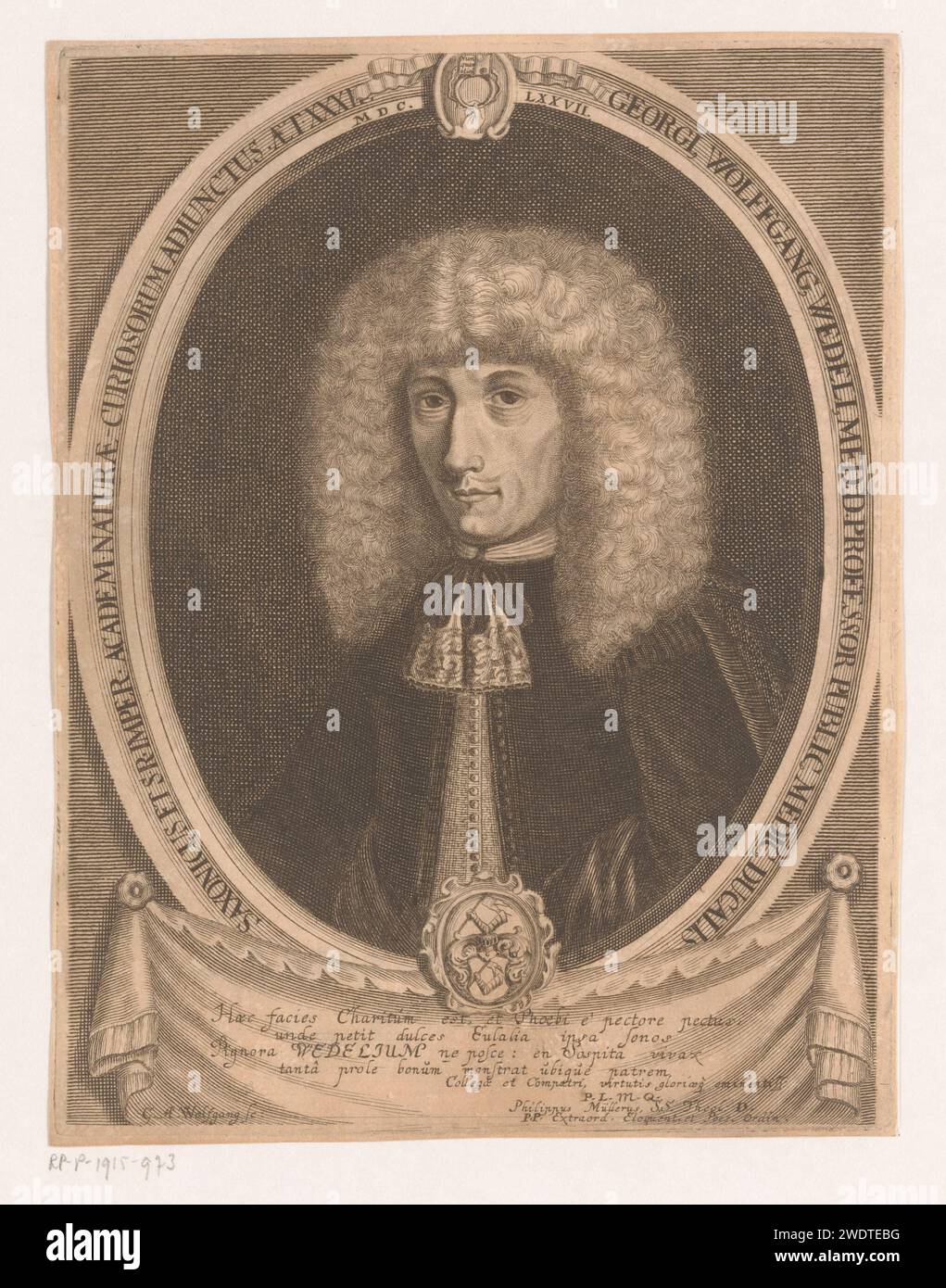 PortraT van Georg Wolfgang Wedel, Georg Andreas Wolfgang, 1675 - 1716 ...