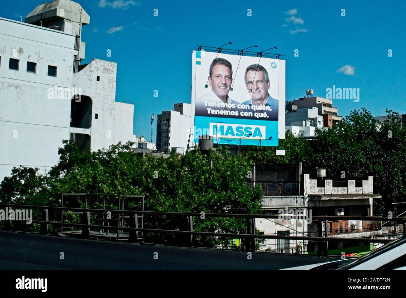 Buenos Aires, Argentina, Founder of the Renewal Front party, the center ...