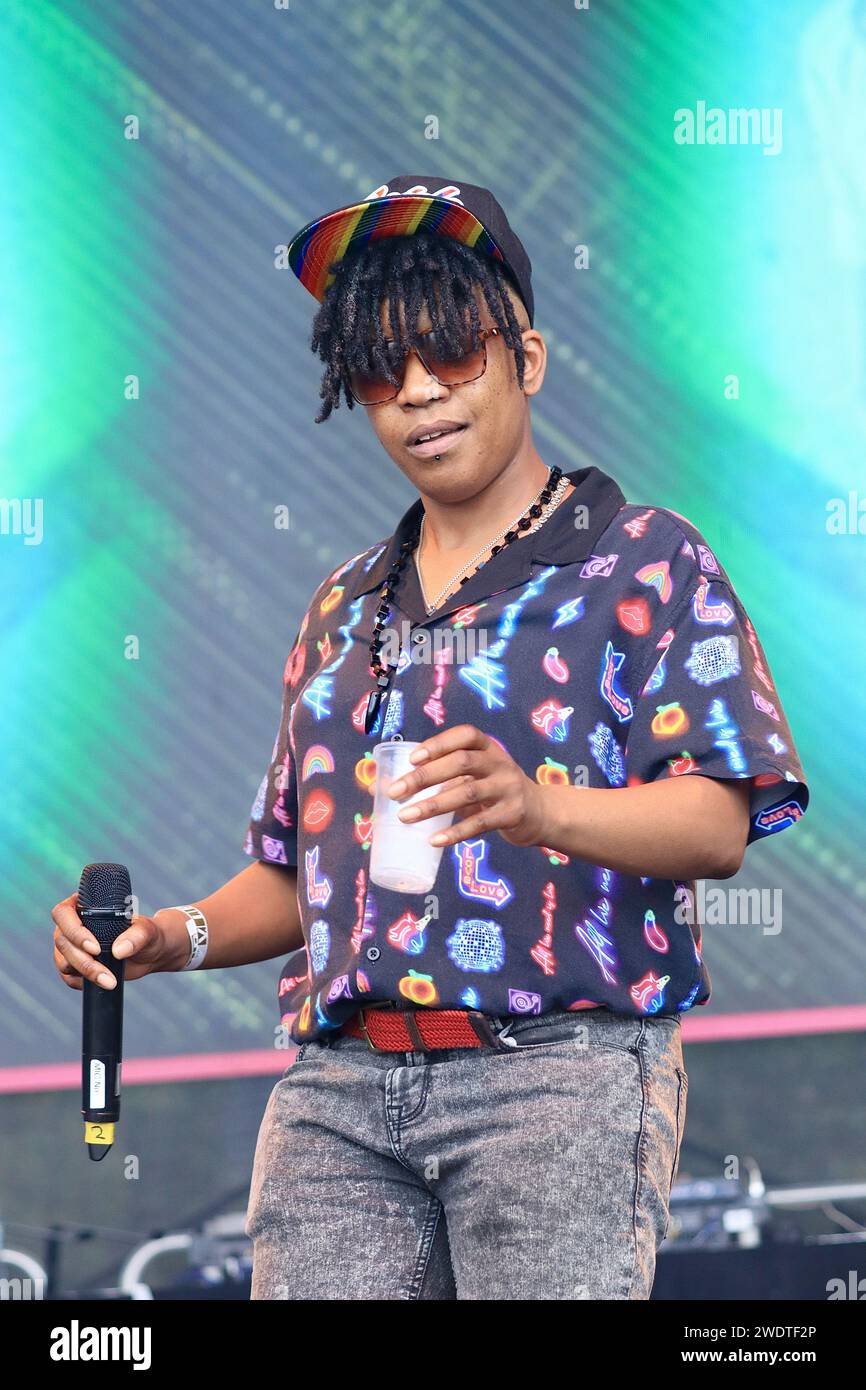 MC Brandy UK - UK Black Pride 2023, London Stock Photo - Alamy