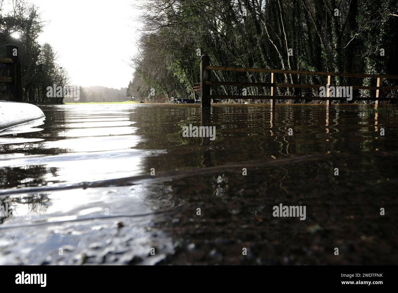 Jedburgh, UK. 22nd Jan, 2024. Storm Isha being blamed as overnight ...