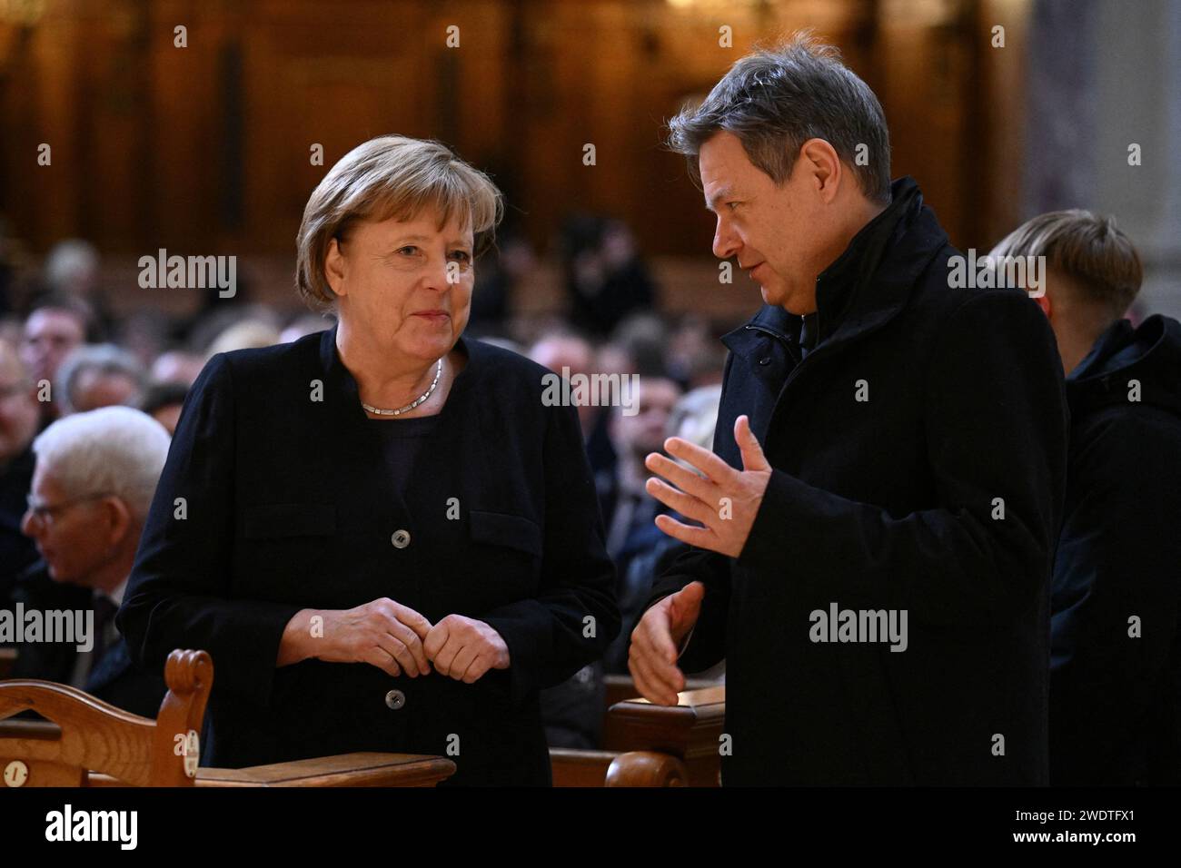 Berlin, Germany. 22nd Jan, 2024. Angela Merkel (CDU), former Federal ...