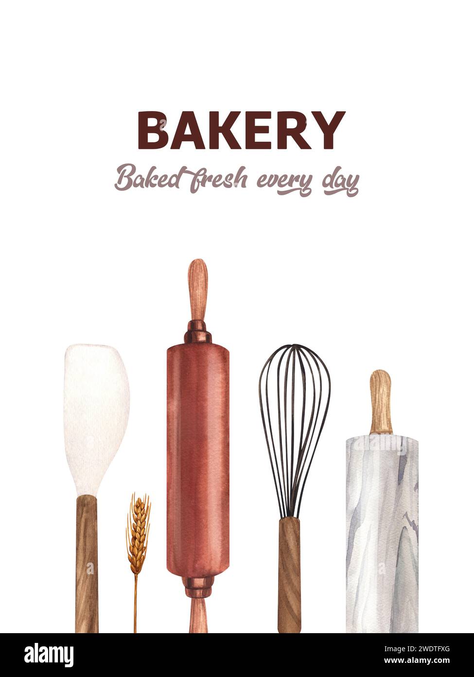 Kitchen tools, collection utensils for cooking and baking, shovel ...