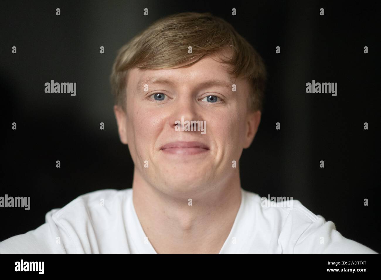 18 January 2024, Baden-Württemberg, Crailsheim: Influencer Liam ...