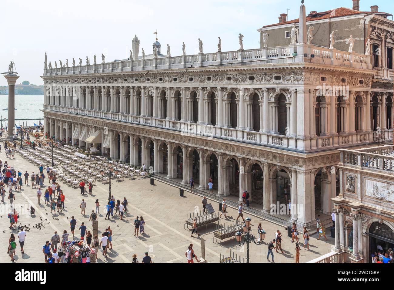 VENICE, ITALY - SEPTEMBER 10, 2018: This is the renaissance building of ...