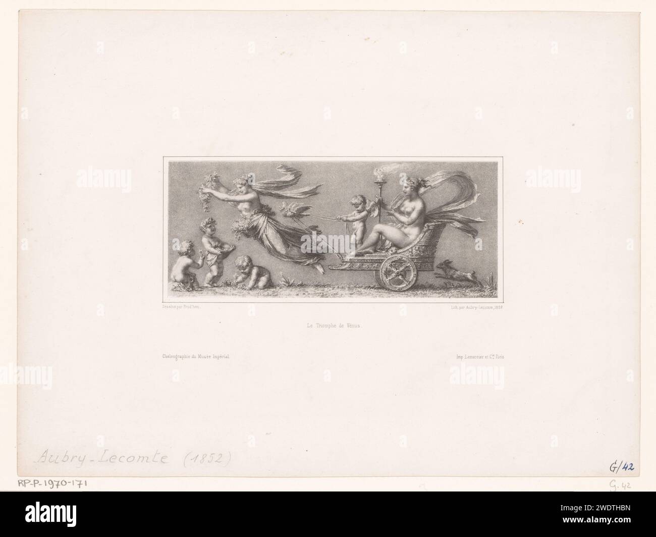 Triomf van Venus, Hyacinthe Louis Victor Jean Baptiste Aubry-Lecomte ...
