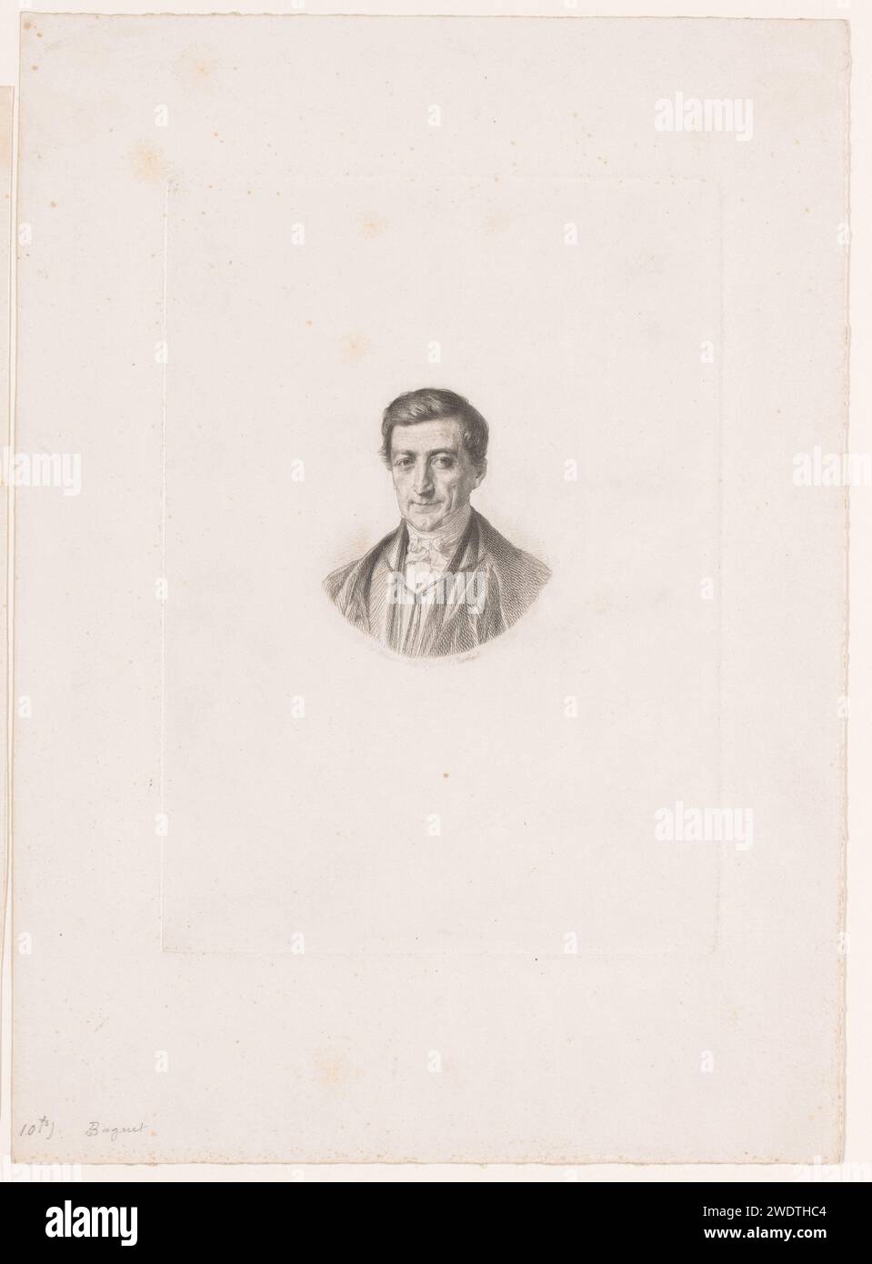 Portrait of a man, Possible Baguet, Jean -Baptiste Meunier, After Louis ...