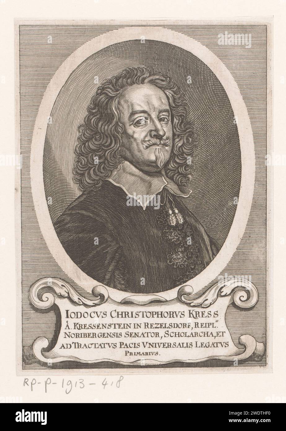 PortraT van Jobst Christoph Kress von Kressenstein, Matthäus Merian (I ...
