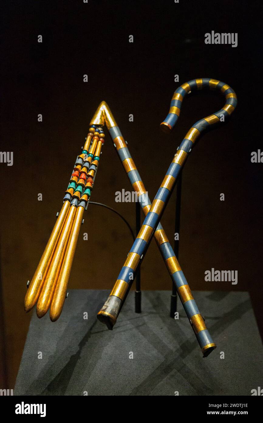 Egypt, Cairo, Tutankhamon jewellery, from his tomb in Luxor : A ...