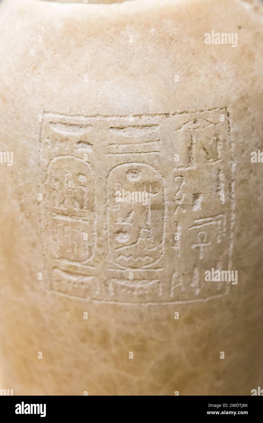 Egypt, Saqqara, Serapeum, an Apis bull canopic vase Stock Photo - Alamy