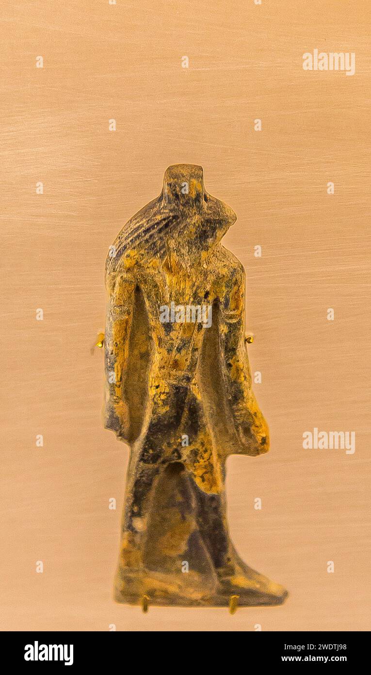 Egypt, Saqqara, Serapeum, room of the golden mask mummy : Horus amulet ...