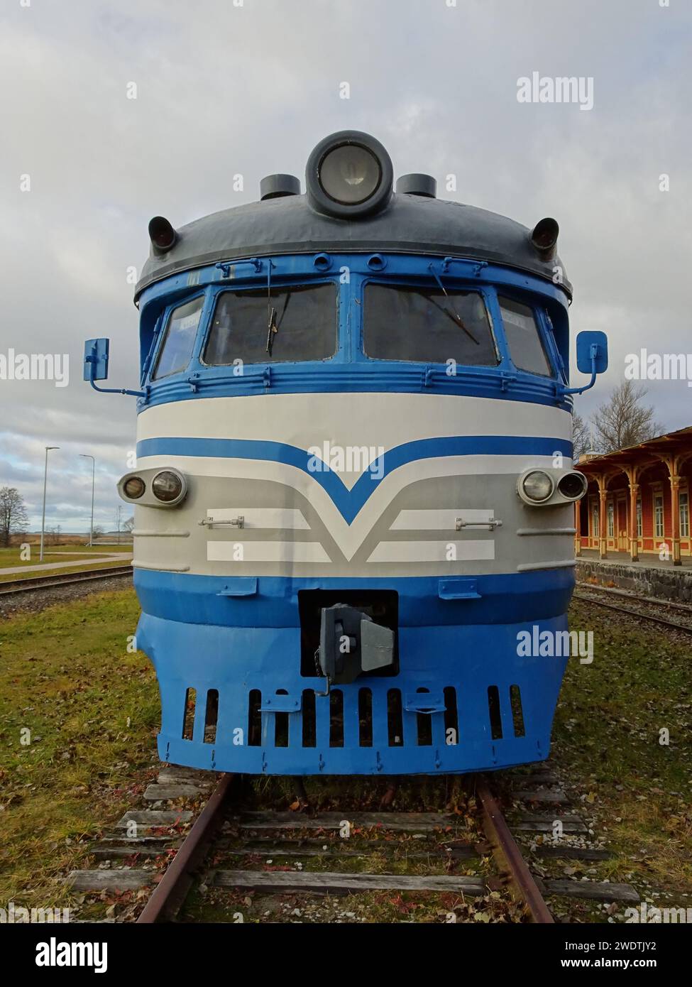 Old soviet electric locomotive hi-res stock photography and images - Alamy