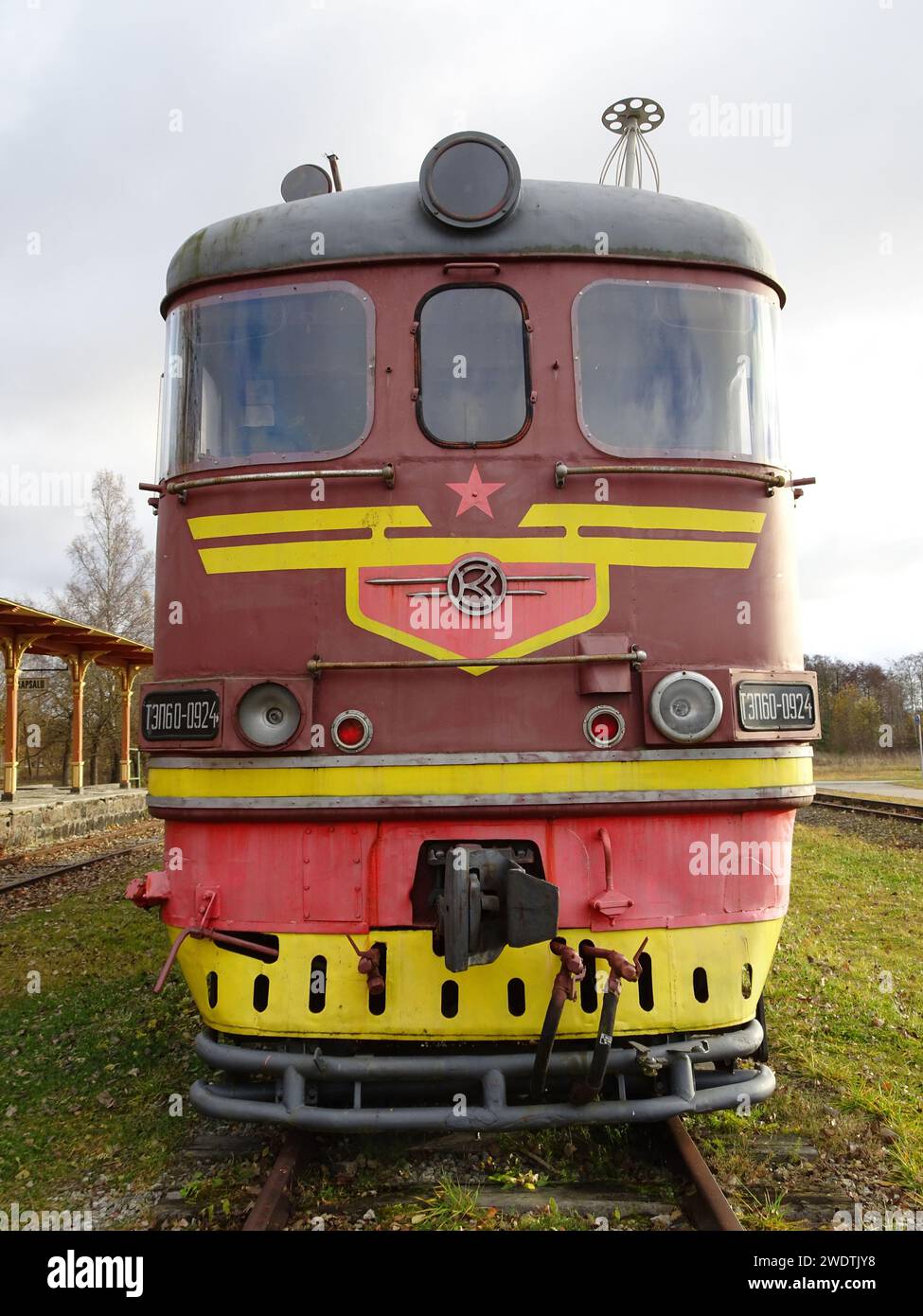 Soviet locomotive hi-res stock photography and images - Alamy