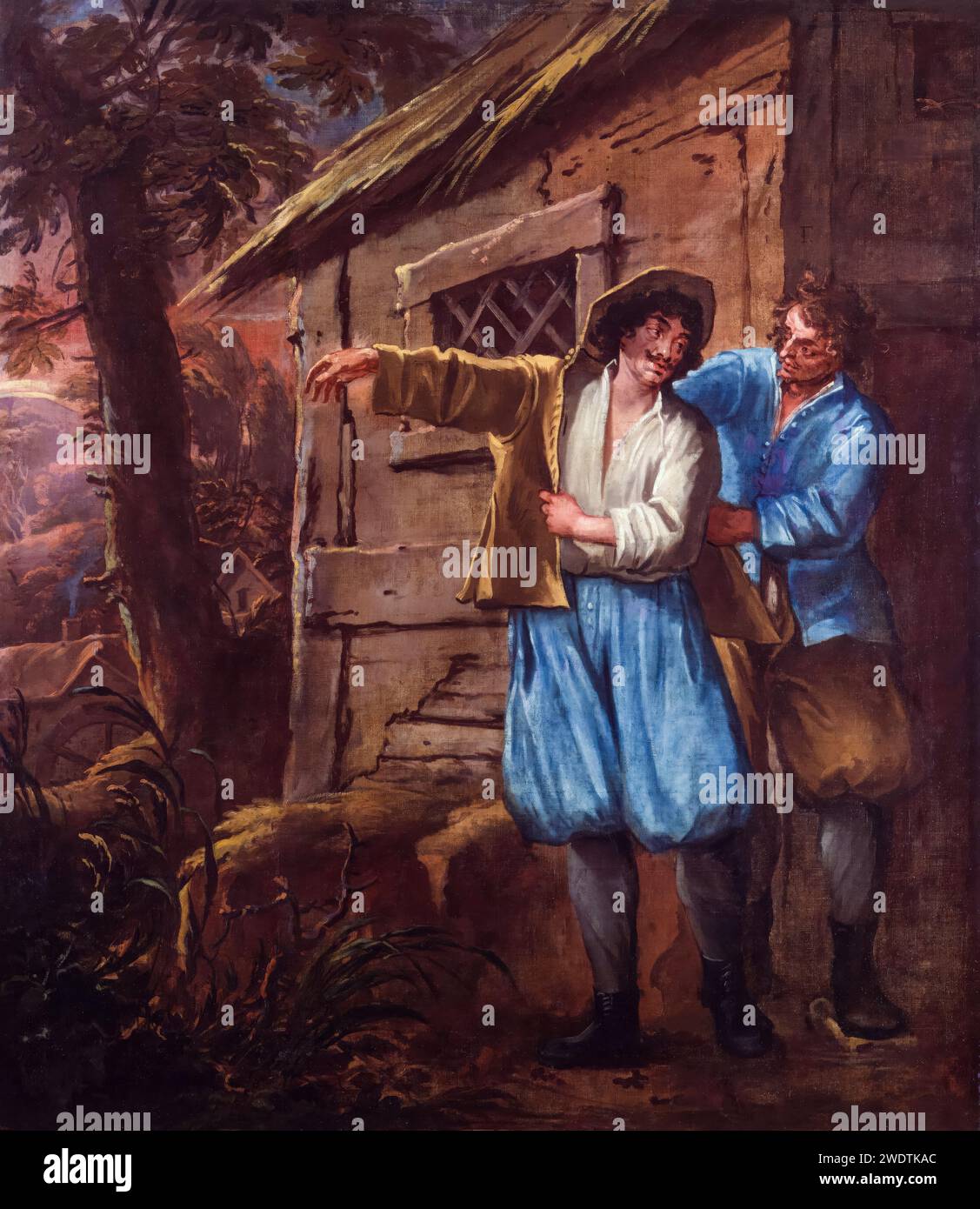 Charles II at Whiteladies (King Charles II (1630-1685) and Richard ...