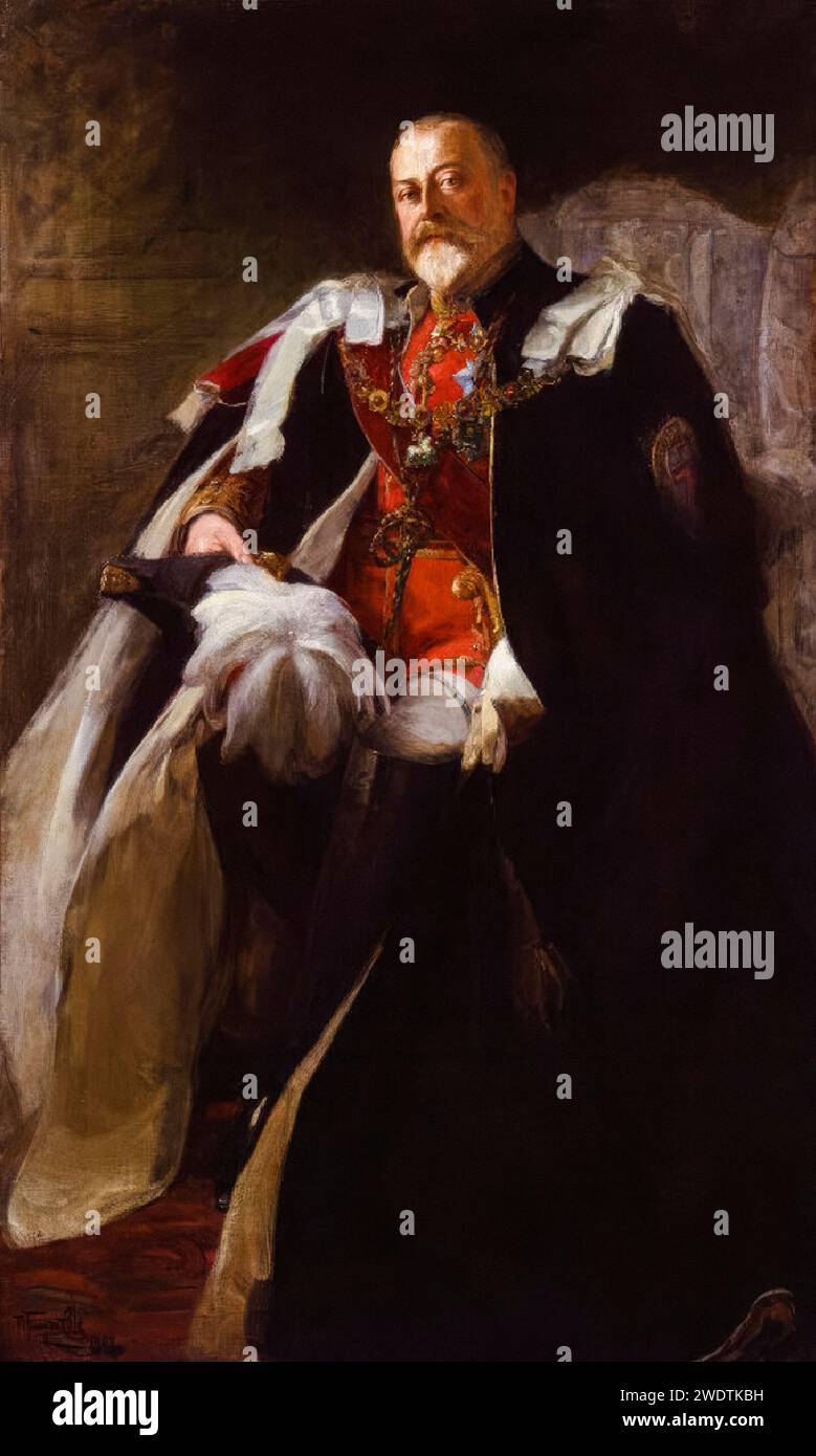 Edward VII of the United Kingdom (1841-1910), reigned (1901-1910 ...