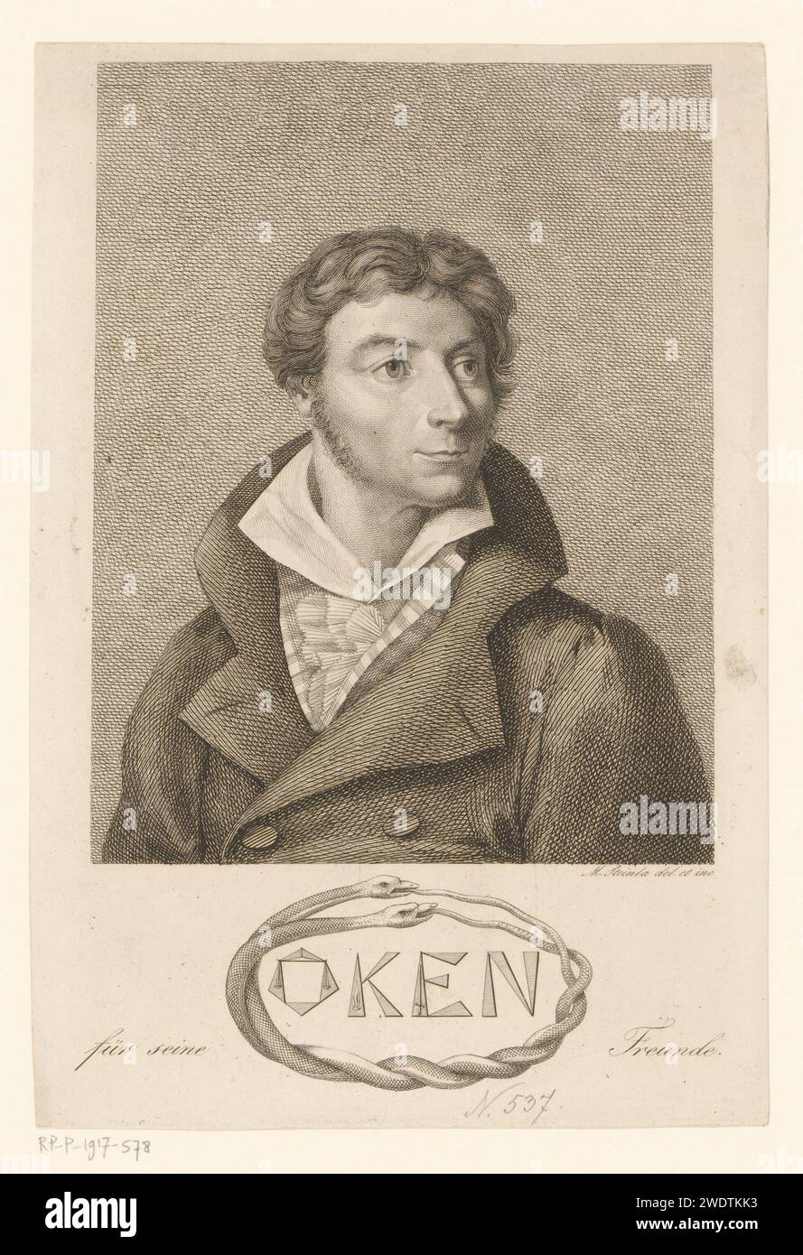 PortraT van Lorenz Ockenfuß, Moritz Steinla, after Jakob Wilhelm ...
