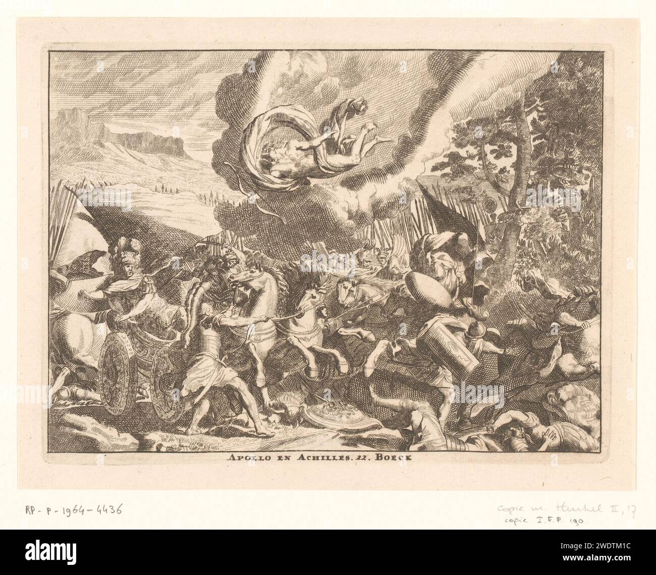 Apollo doodt Diomedes, anonymous, Jean Lepautre, 1628 - in or after ...