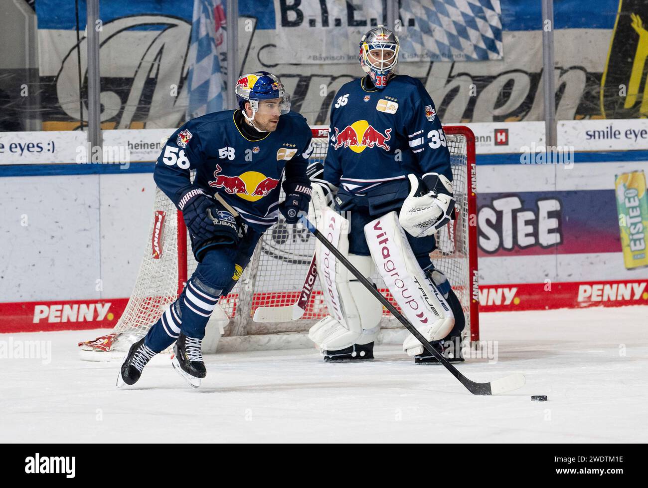 Muenchen, Deutschland. 21st Jan, 2024. Ryan McKiernan (EHC Red Bull ...
