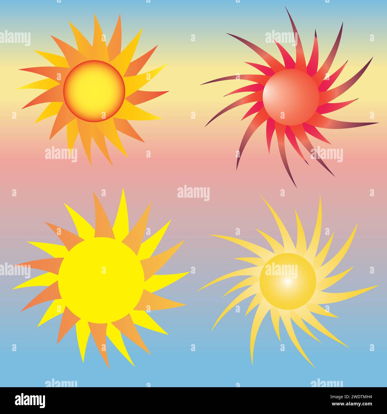 Yellow stars on pink Stock Vector Images - Alamy