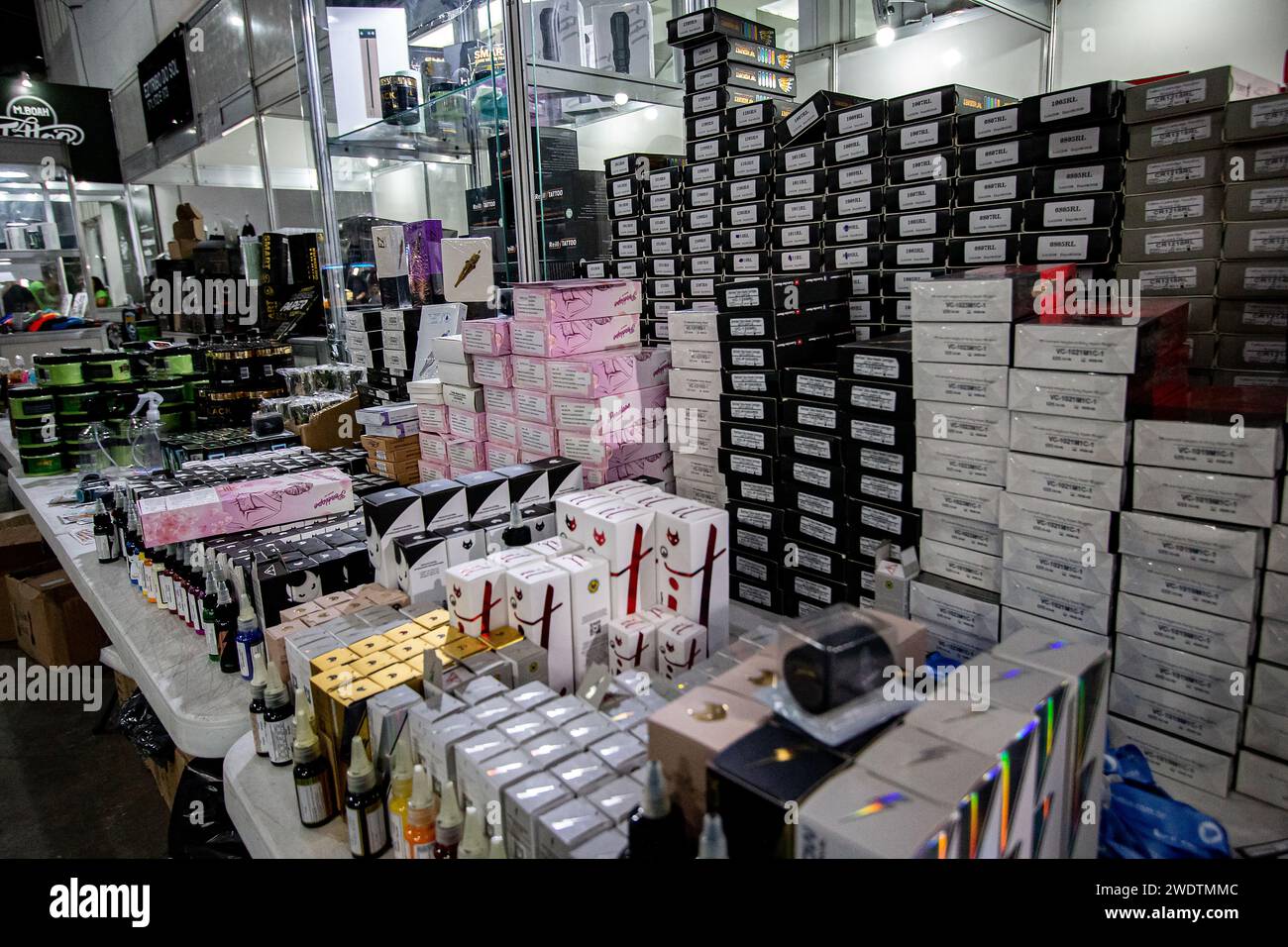 Rio de Janeiro, Brazil - January 21, 2024 - Tattoo Week 2024: A vivid ...