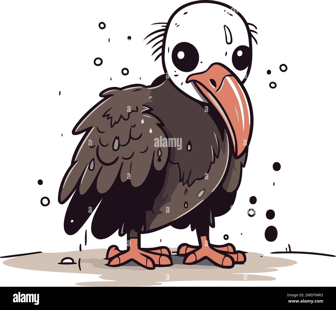 Funny vulture Stock Vector Images - Alamy