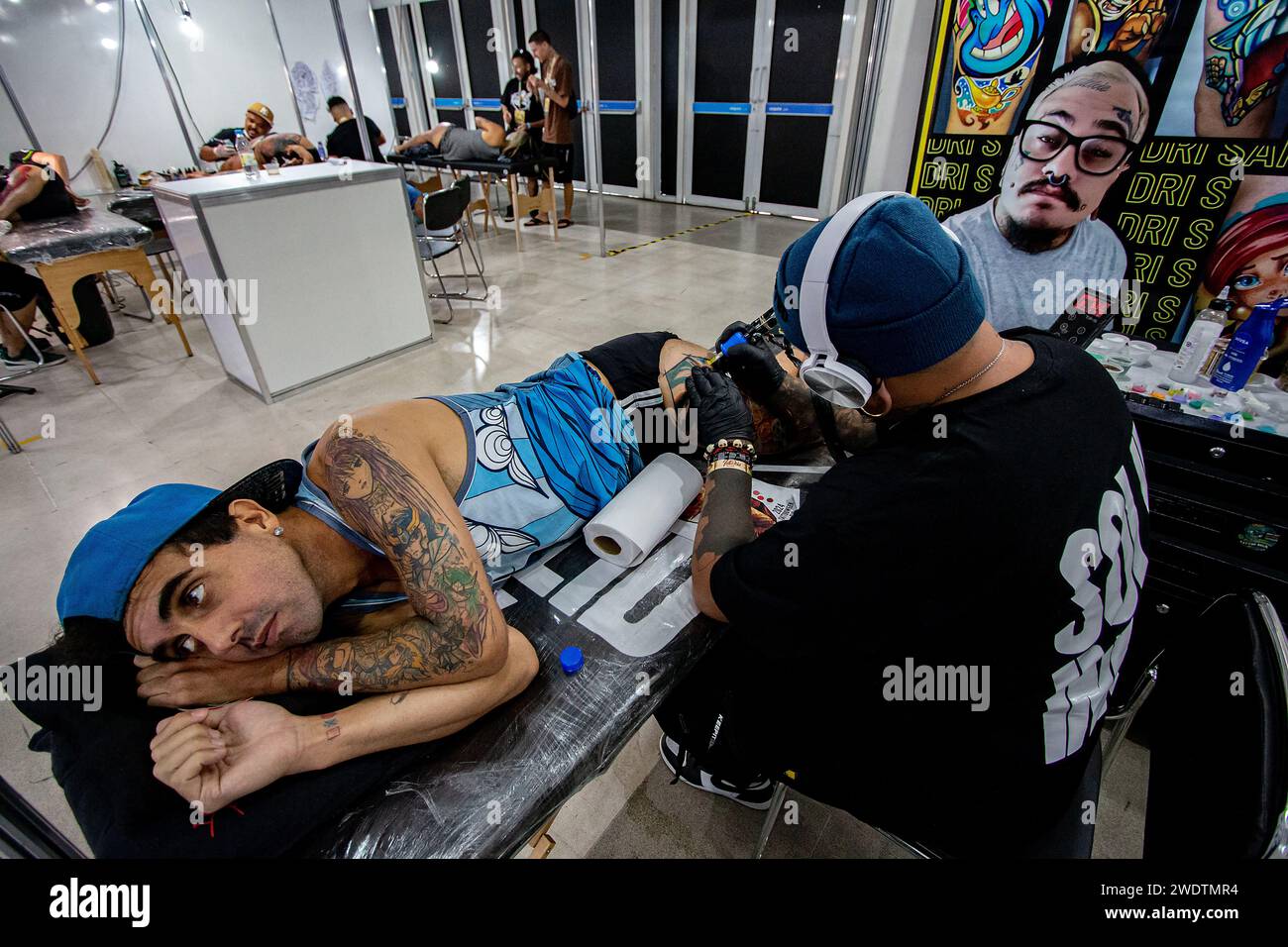 Rio de Janeiro, Brazil - January 21, 2024 - Tattoo Week 2024: A vivid ...