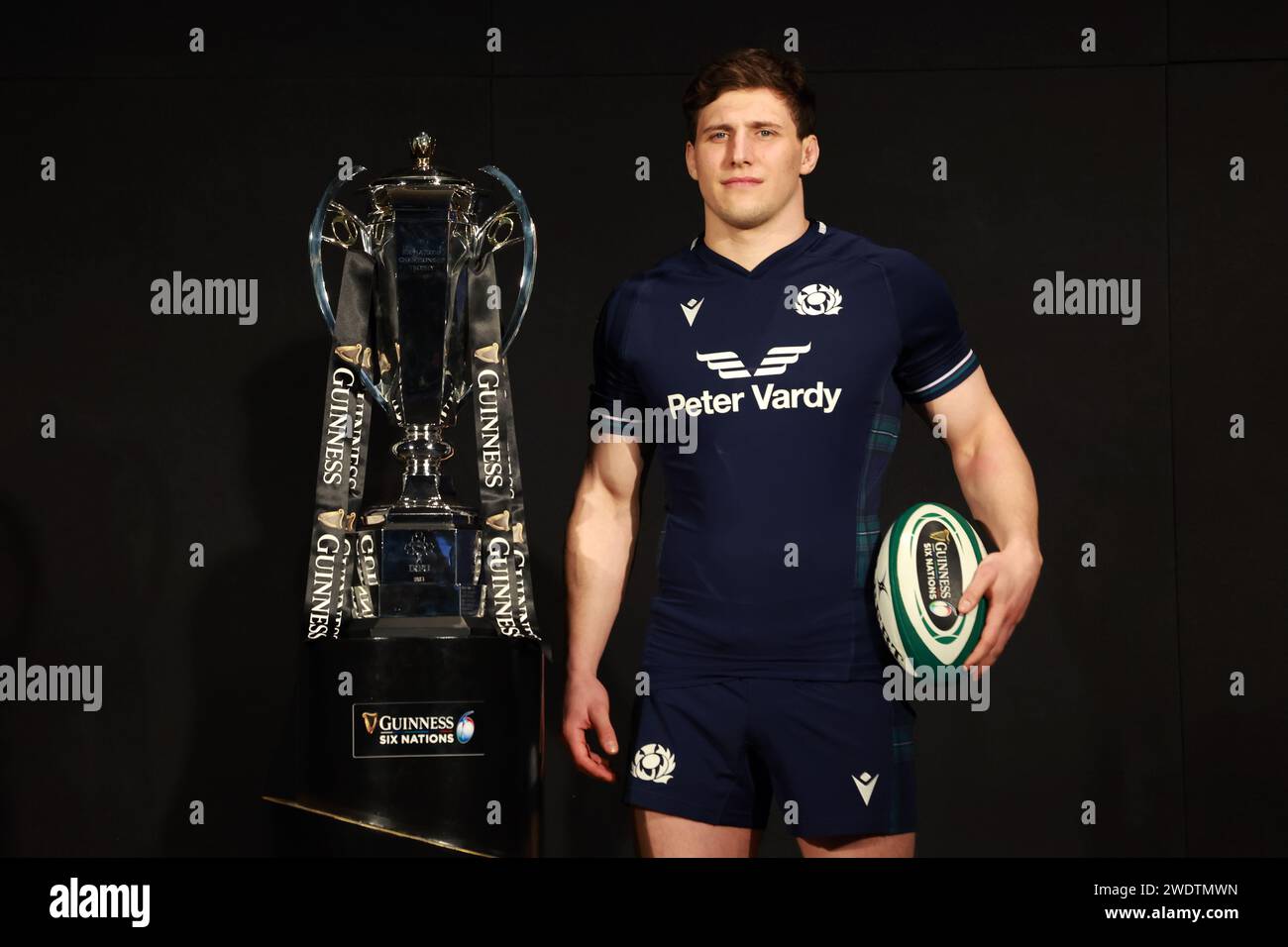 Scotland captain Rory Darge during the 2024 Guinness Men's Six Nations ...