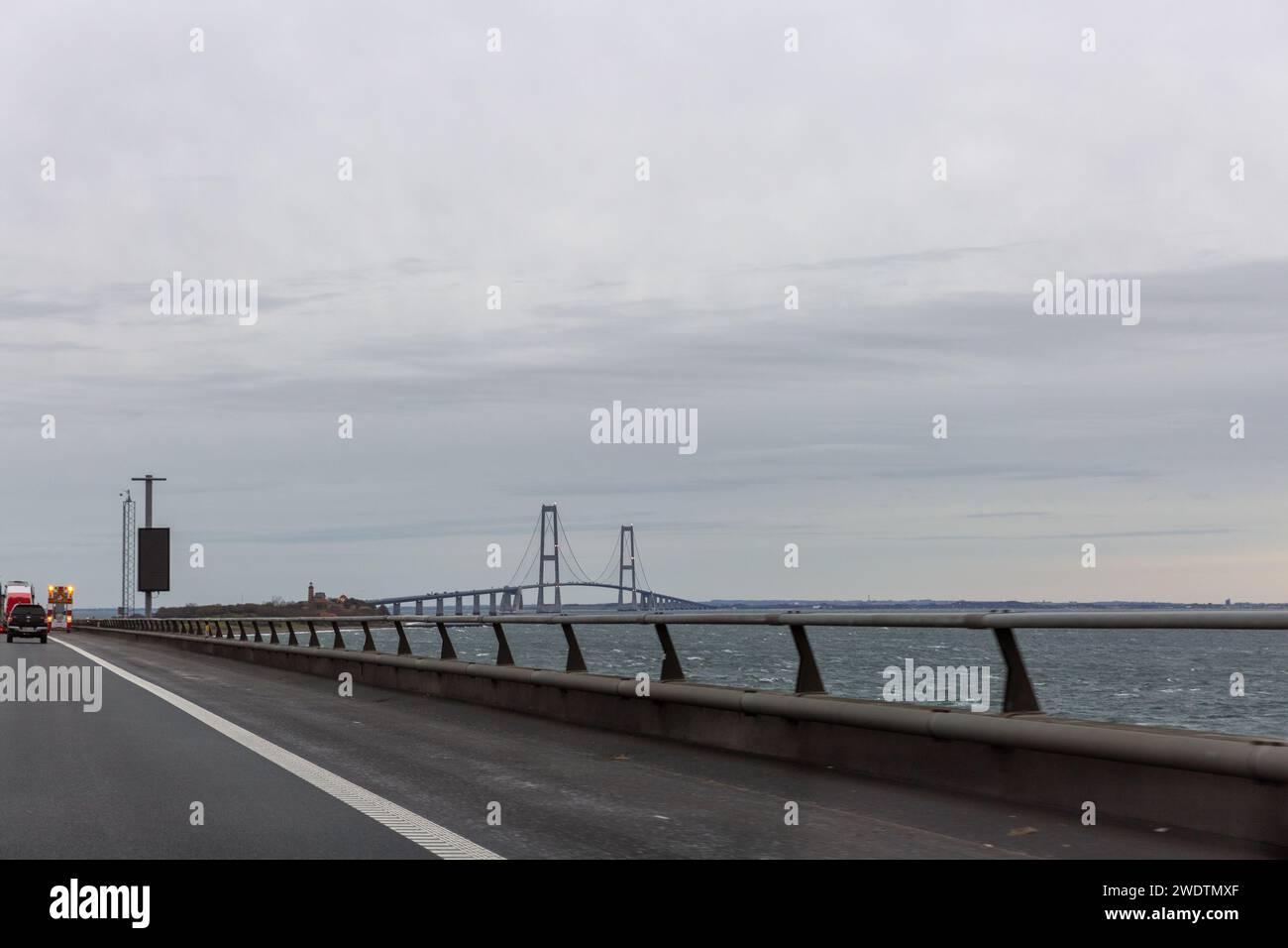 The Great Belt Bridge, Denmark Stock Photo - Alamy