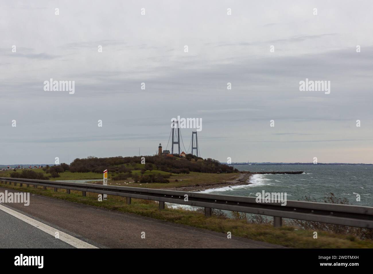 The Great Belt Bridge, Denmark Stock Photo - Alamy