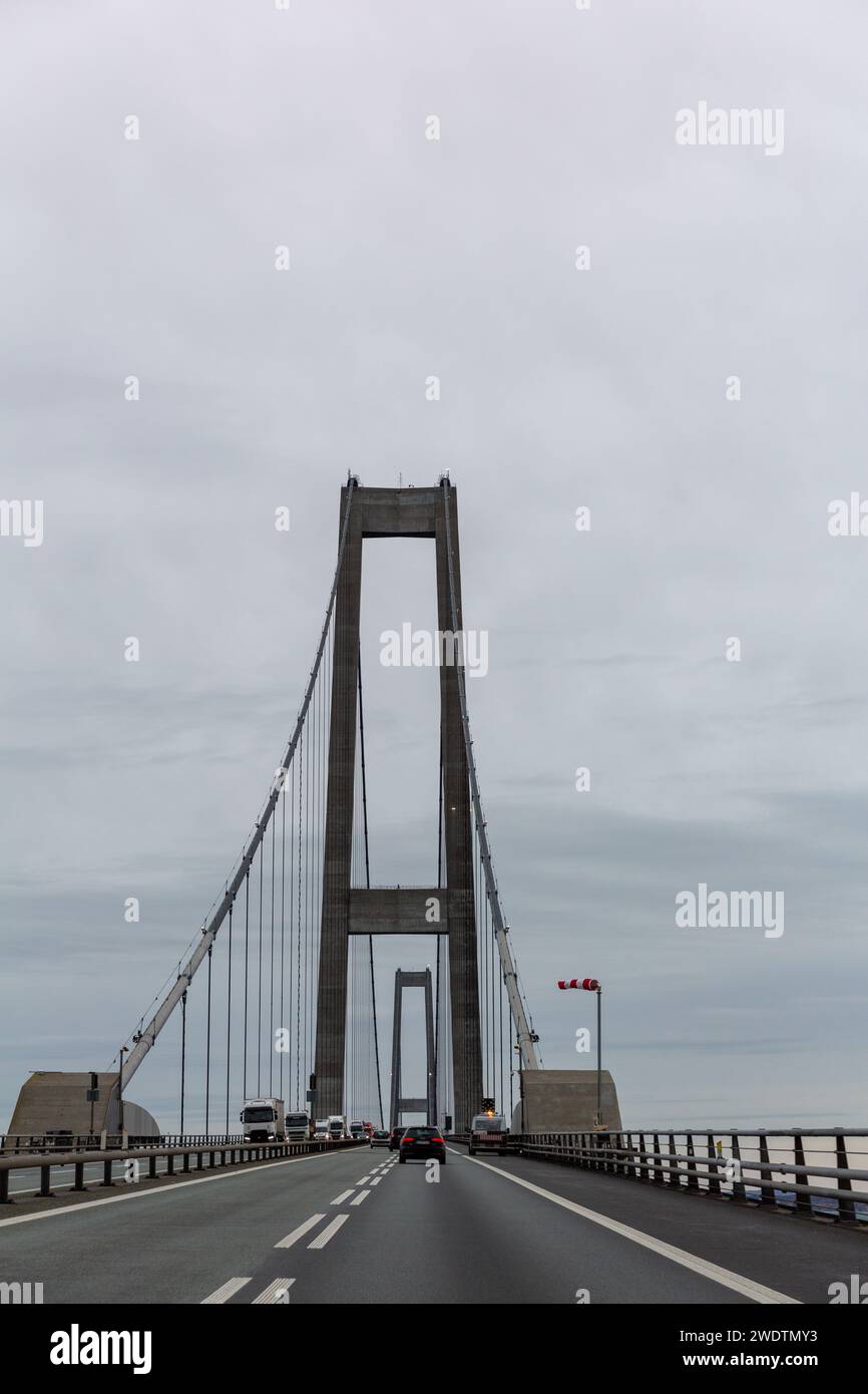 The Great Belt Bridge, Denmark Stock Photo - Alamy